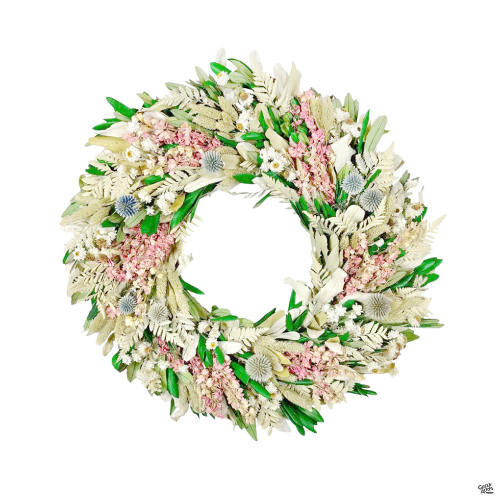 Spring Dried Floral Wreaths — Green Acres Nursery & Supply