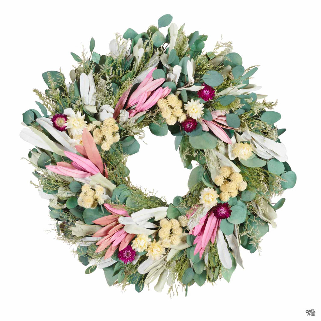 Spring Dried Floral Wreaths — Green Acres Nursery & Supply