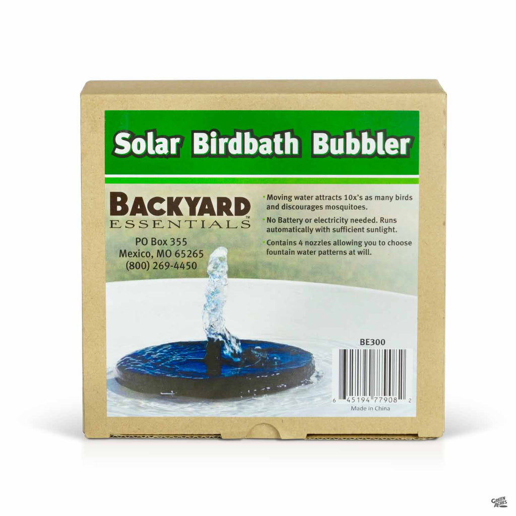 Bird Bath Solar Floating Bubbler — Green Acres Nursery & Supply