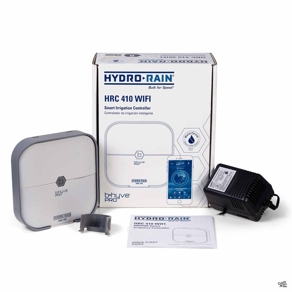 Hydro-Rain® HRC 410 WiFi 8 Station Indoor Smart Controller — Green ...